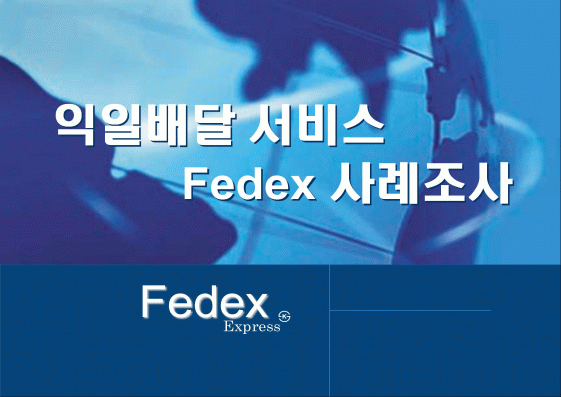 fedex-사례분석