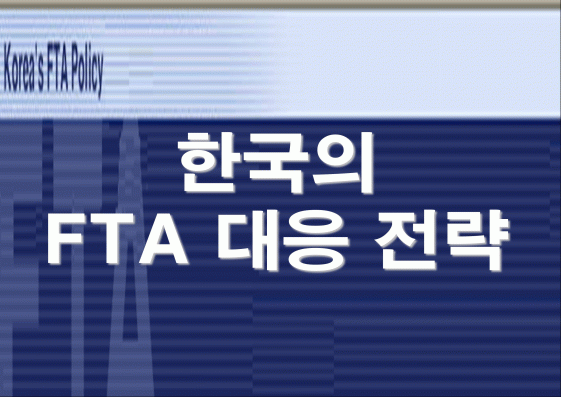 한국의 FTA 대응 전략