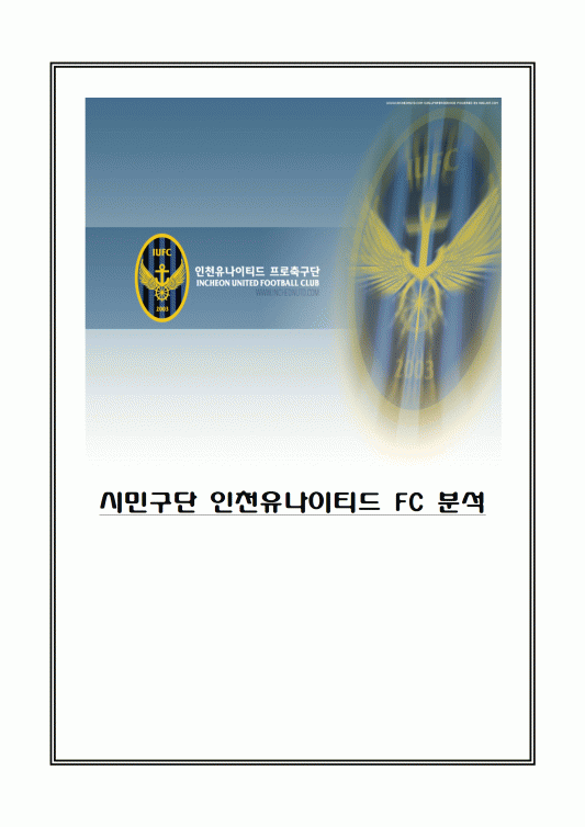 시민구단 인천유나이티드 FC 분석