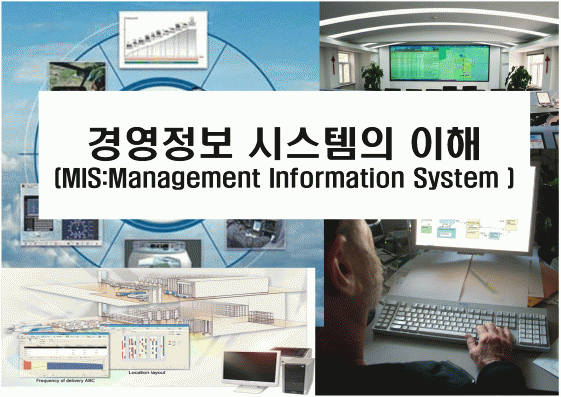 경영정보 시스템의 이해(MIS:Management Information System )