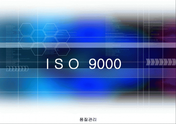 [사회과학] ISO 9000
