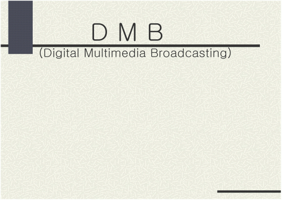 지상파 DMB와 위성DMB의 비교 및 시장 전망