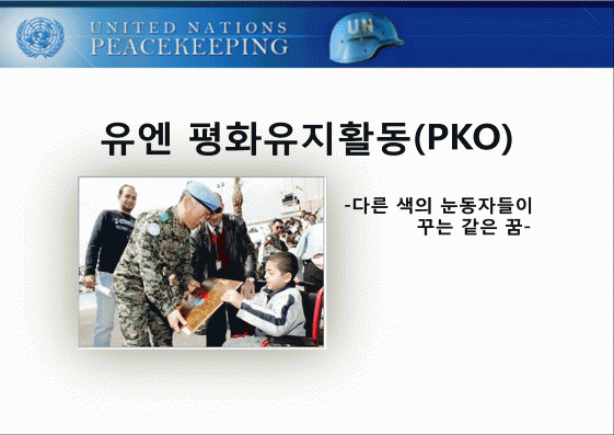 유엔평화유지활동(PKO)