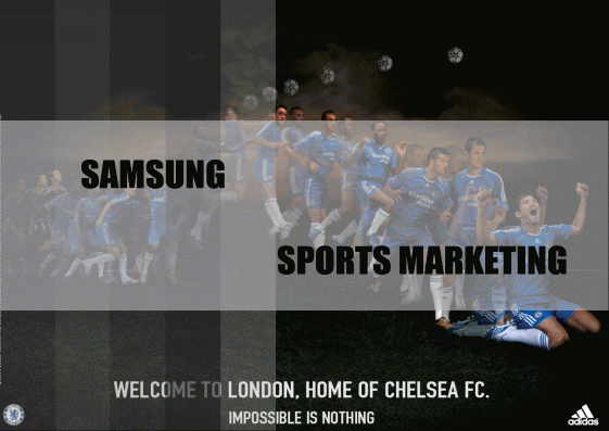 삼성의 첼시를통한 스포츠마케팅사례분석