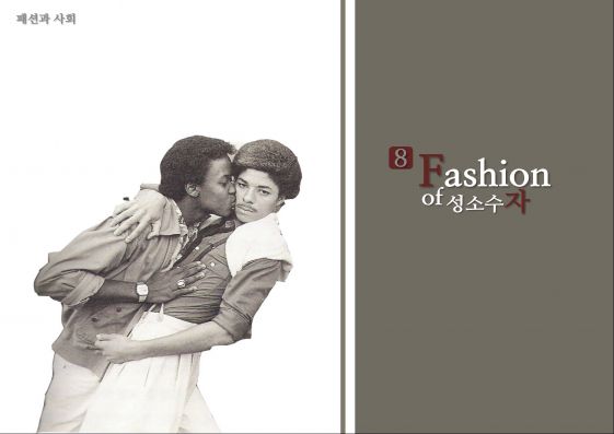[패션과 사회] Fashion of 성소수자 (성적소수자분석,레즈비언,게이,성소수자,성적소수자의패션).PPT자료