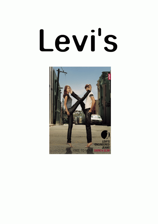 리바이스(Levi`s) 광고 조사