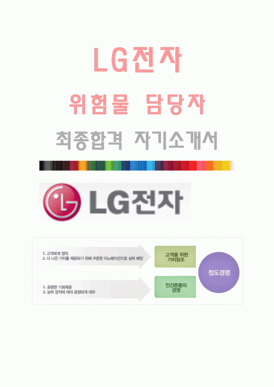 LG전자 (위험물 담당자-최종합격자) LG전자 자기소개서,LG전자 자소서,LG전자 채용정보