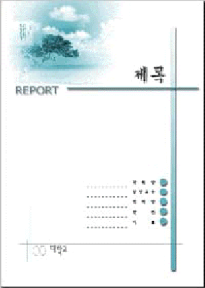 자연스러운 청록색 표지