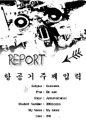 항공기이미지표지