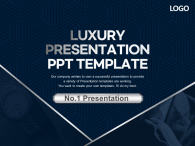 럭셔리 프레젠테이션 발표 고급 파워포인트 PPT 템플릿 디자인