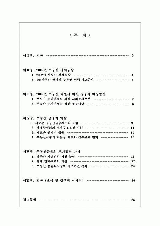 부동산정책과 부동산금융의 역할