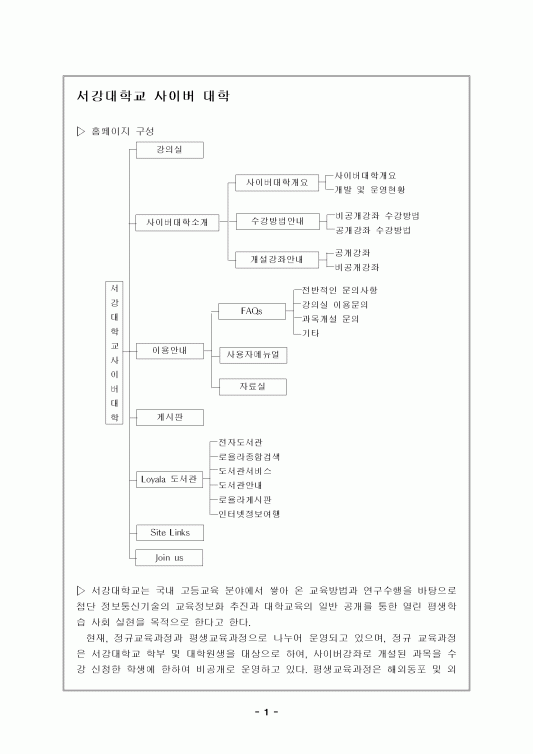 서강대학교 사이버 대학