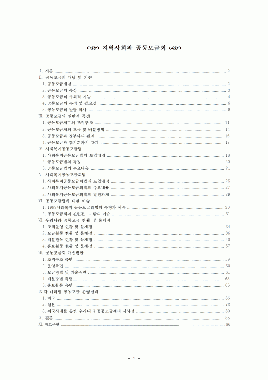 지역사회와 공동모금회