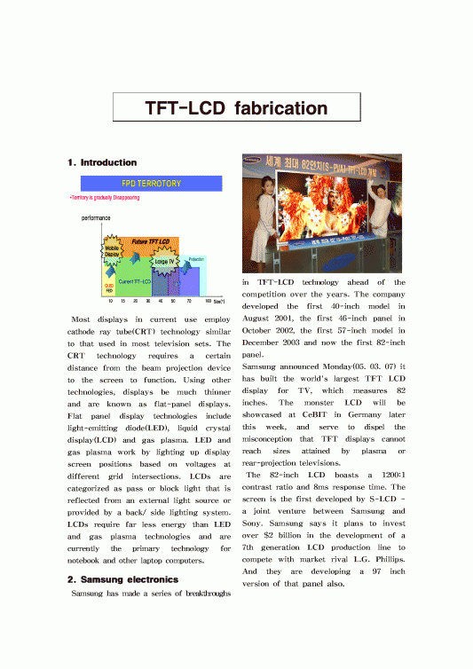 TFT-LCD Fabrication