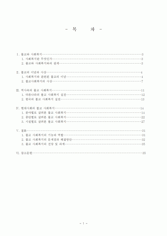 [사회복지] 불교와 사회복지