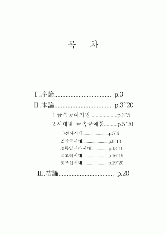 한국의 금속공예