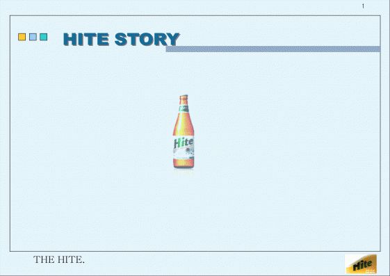 하이트(HITE)맥주의 마케팅전략분석
