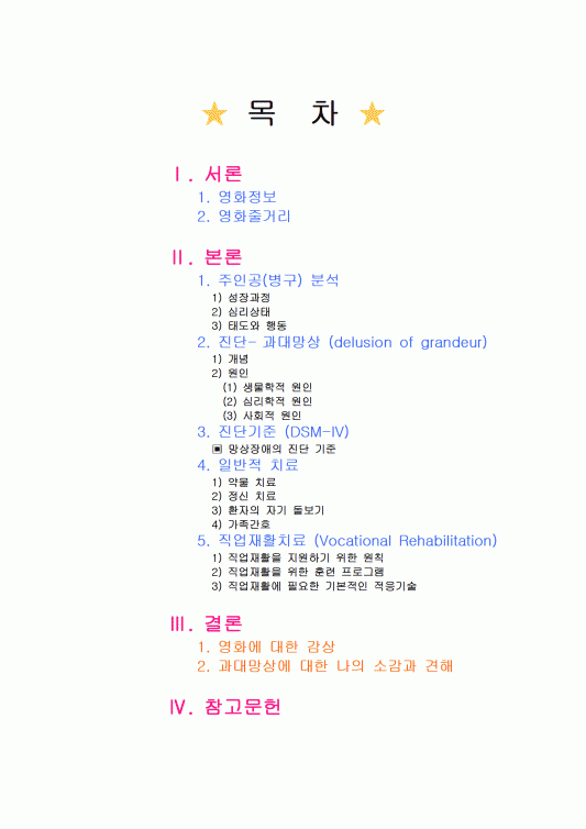 정신질환 관련 영화 <지구를 지켜라> 과대망상 분석