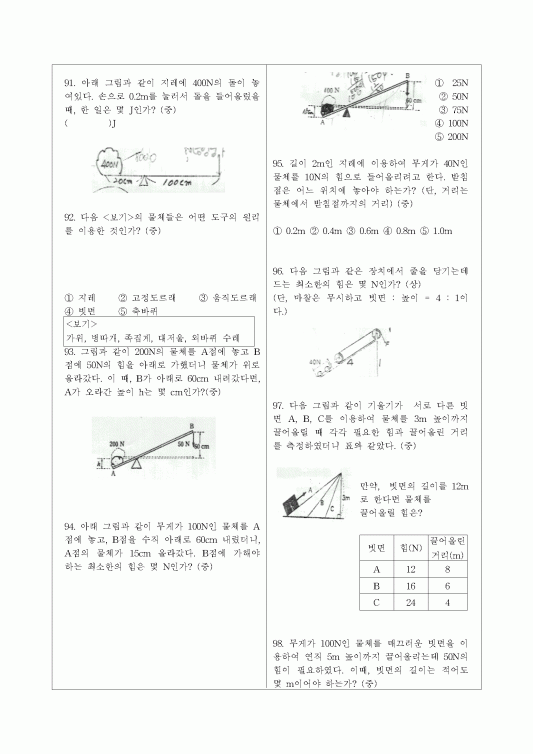 [과외]중학 과학 중3-1 일 06