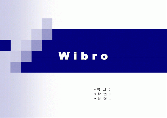 와이브로(wibro)와 와이파이(wi-fi) 비교