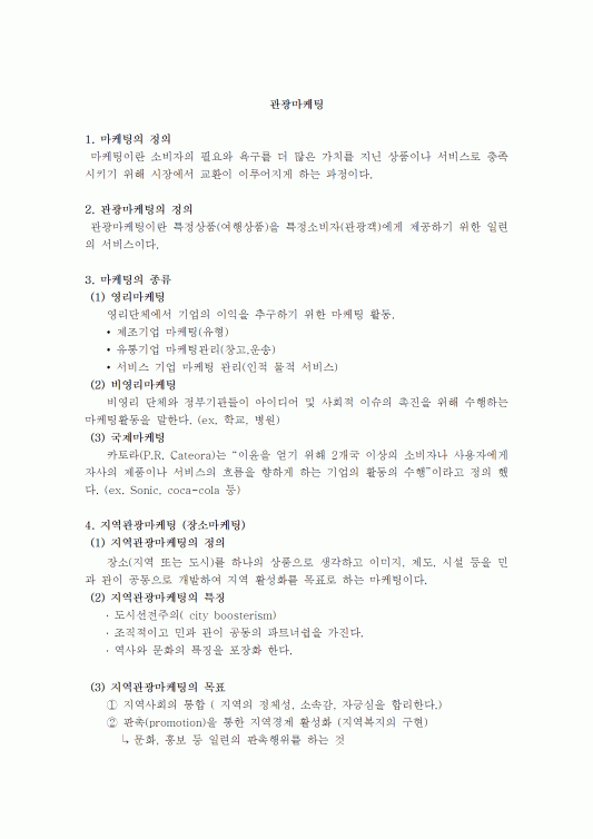 지역마케팅의 발전방향