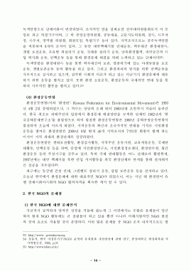 한국 NGO의 현황과 문제점 및 발전방안-17페이지