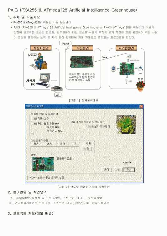 ATmega128 과 PXA255를 이용한 자동온실관리 시스템