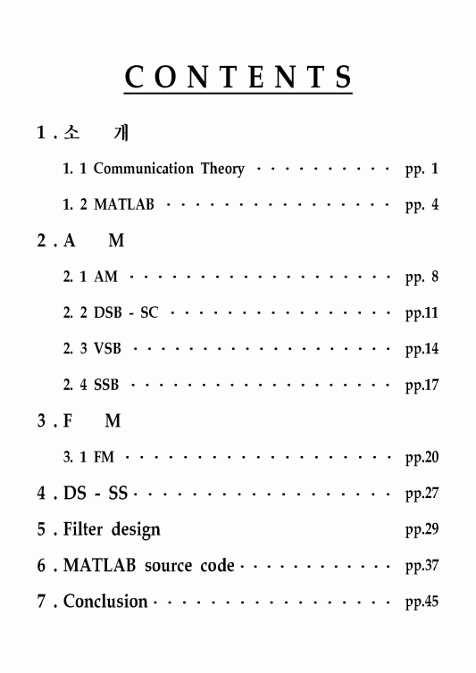 MATLAB 사용 방법과 AM, FM,DS-SS 파형관찰 및 소스코드