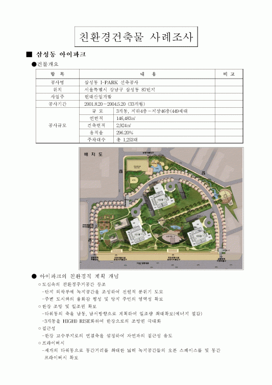 친환경건축<아이파크>