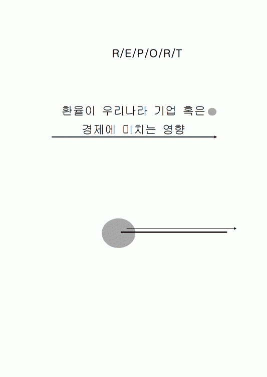 환율이 우리나라 기업 혹은 경제에 미치는 영향