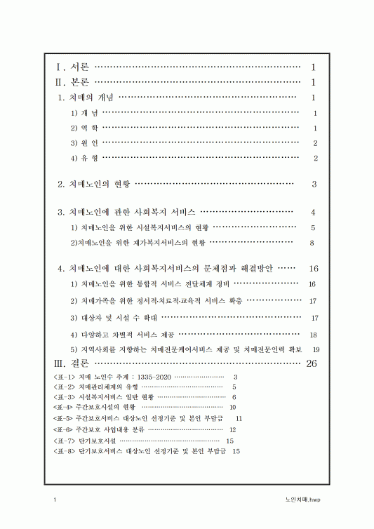 [사회] 노인 치매