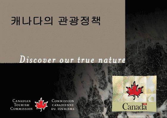 캐나다관광정책 및 주요관광지