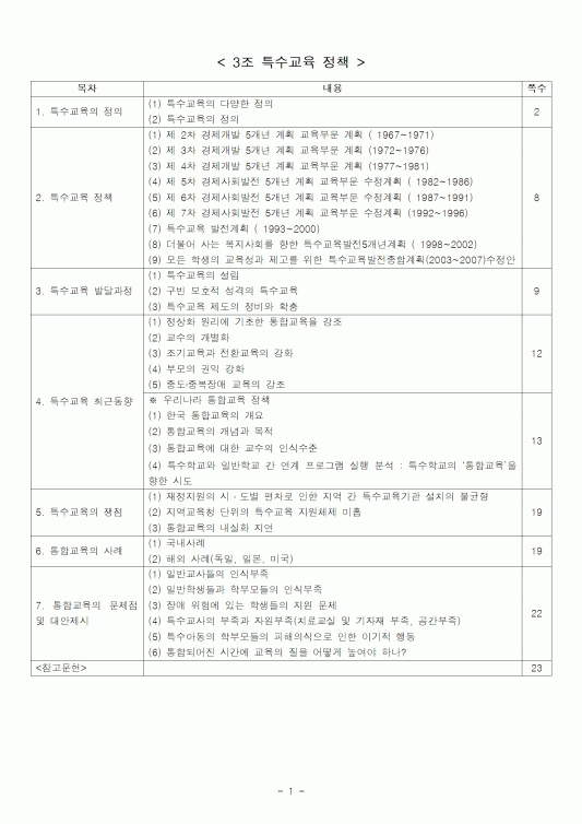 특수교육정책