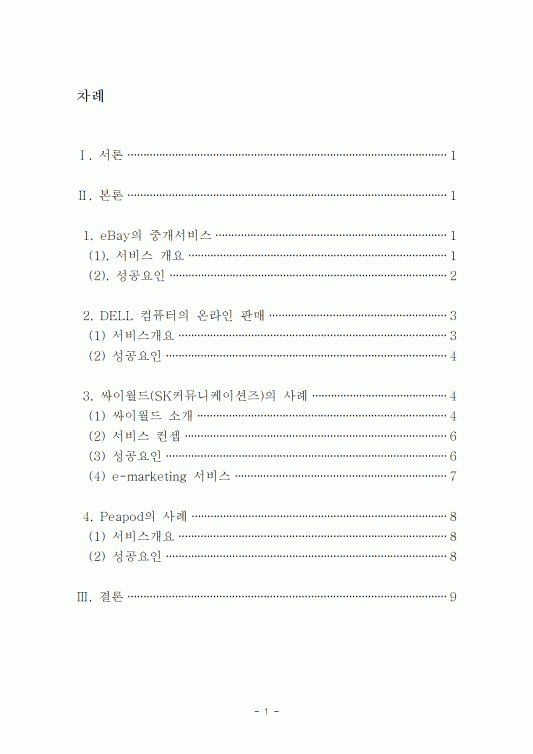 국내외 온라인 기업의 이마케팅 사례