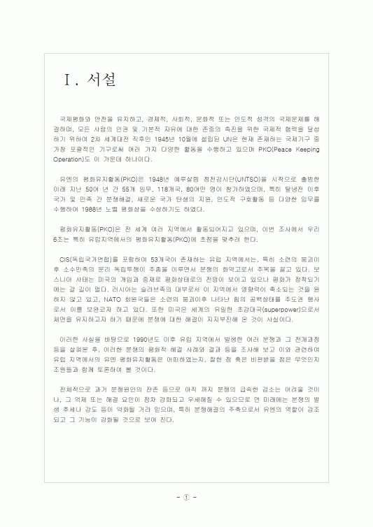 코소보사태와 국제법완성