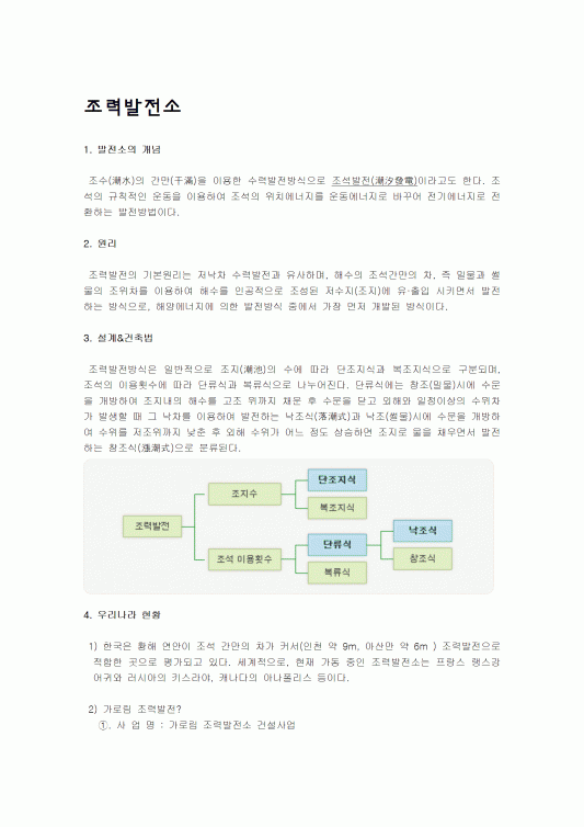 조력 발전소