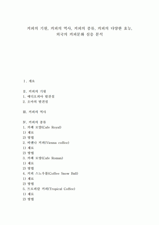 [커피][커피의 기원][커피의 역사][커피의 종류][커피의 다양한 효능][외국의 커피문화][카페인][원두][커피열매]커피의 기원, 커피의 역사, 커피의 종류, 커피의 다양한 효능, 외국의 커피문화 심층 분석