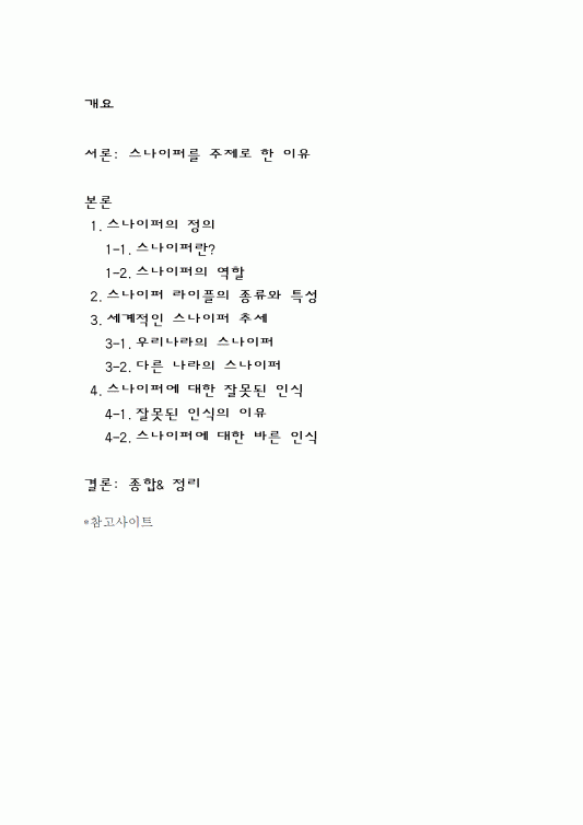 스나이퍼에 대한 잘못된 인식