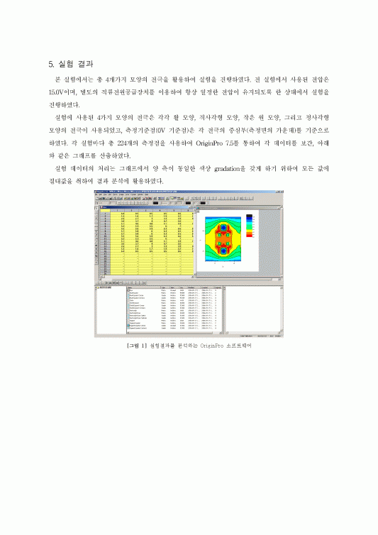 [물리실험][결과보고서]등전위선 측정