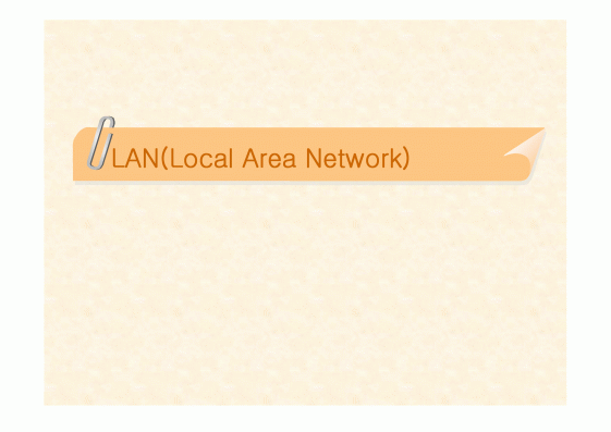 LAN(Local Area Network)