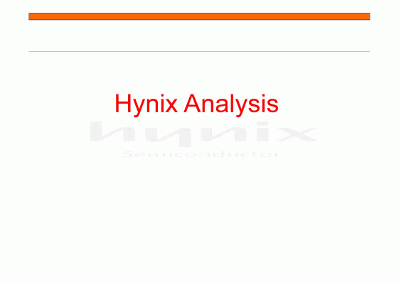 Hynix Analysis