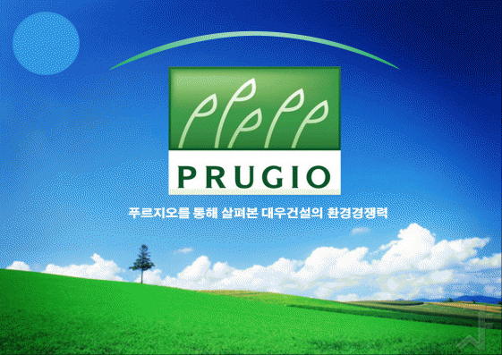 대우건설 푸르지오(prugio)의 환경마케팅과 마케팅전략도출