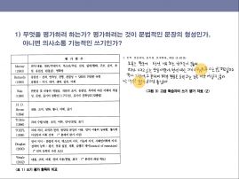 한국어 쓰기 능력 평가에 대한 연구 ppt-8페이지