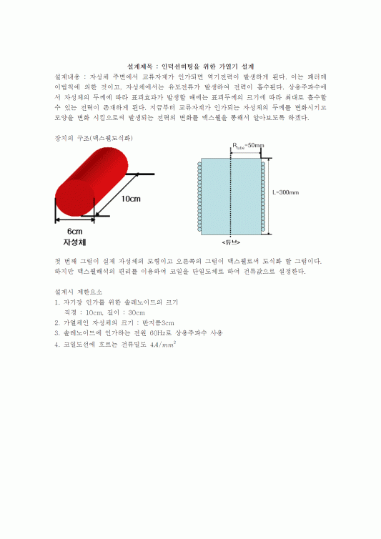 [맥스웰]인덕션히팅 설계 전자장_Emloss