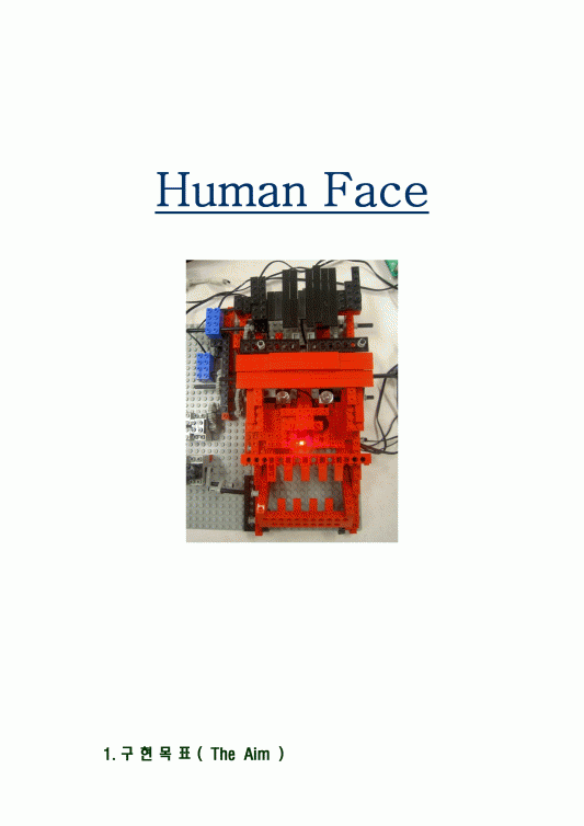 [전자공학] Human Face
