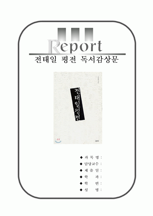 전태일평전[전태일 평전 독후감][전태일평전독서감상문][조영래의 전태일평전][전태일평전 감상평][서평 전태일평전]