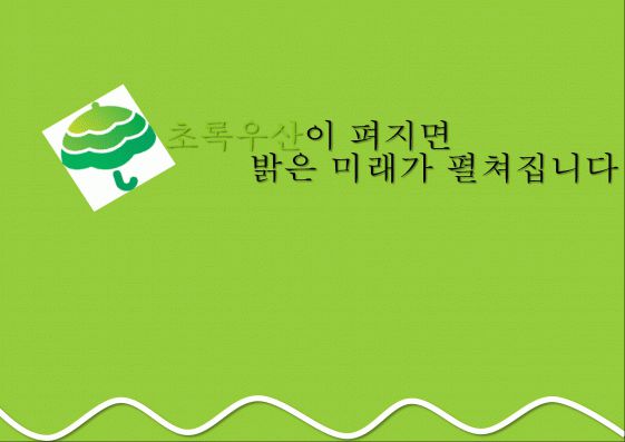 [기관행정론] 초록우산어린이재단 - 초록우산이 펴지면 밝은 미래가 펼쳐집니다