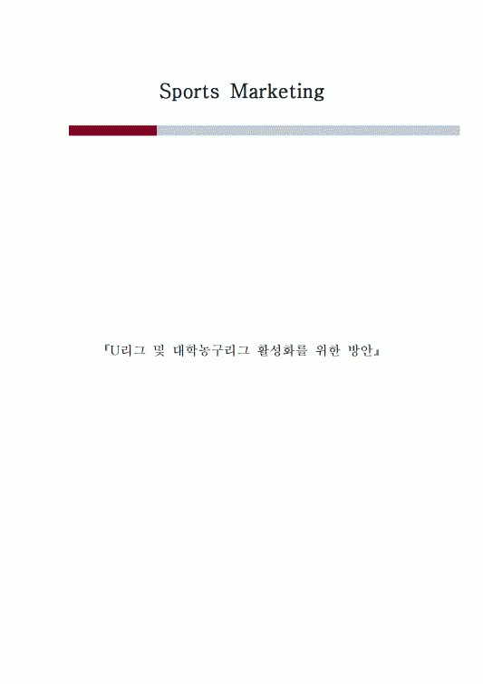 스포츠마케팅