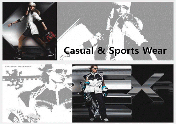 Casual & Sports Wear,마케팅,브랜드,브랜드마케팅,기업,서비스마케팅,글로벌,경영,시장,사례,swot,stp,4p