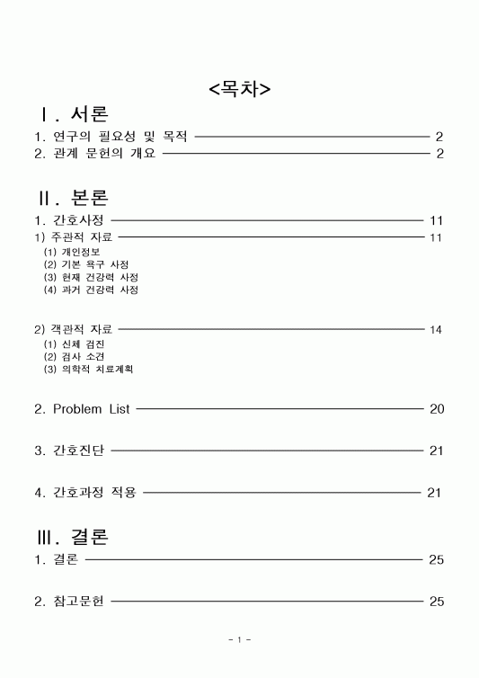 Liver cirrhosis(간경화) Case Study